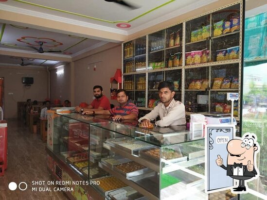 Menu at NEW KRISHNA SWEETS, India, near Hanuman mandir