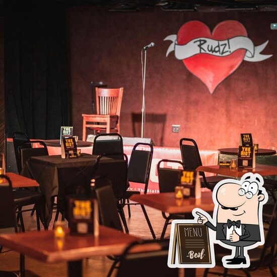 Menu at The Riot Comedy Club, Houston