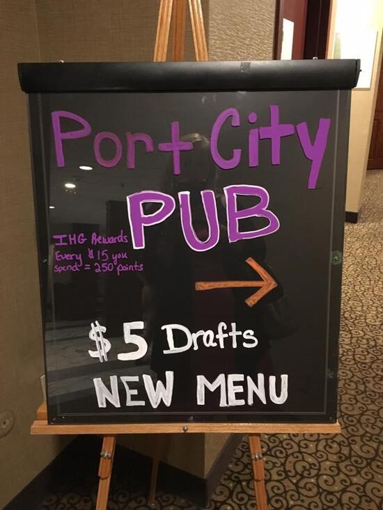 Menu at Port City Pub, Portsmouth