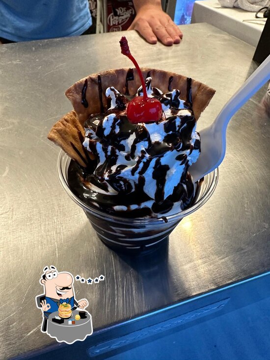 Carta del postres Calypso's Soft Serve Ice Cream, Vernonia