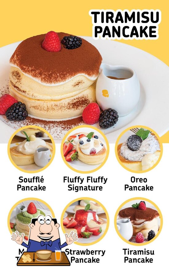 Menu at Fluffy Fluffy Reading cafe, Reading