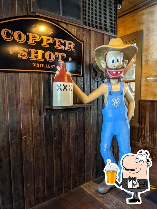Menu at Copper Shot Distillery pub & bar, Bastrop, 809 Main St