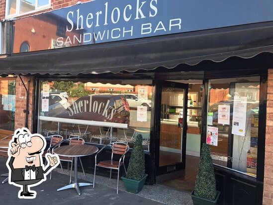Menu at Sherlocks cafe, Studley