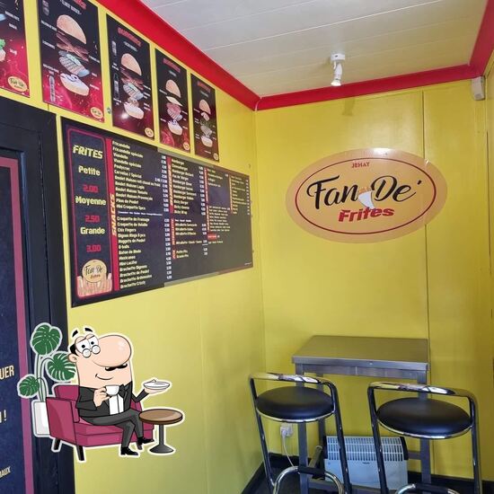 Menu au Fan De' Frites - Jehay, Amay