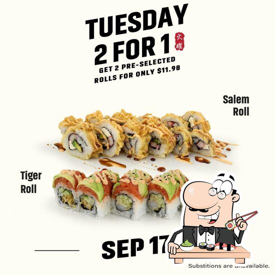 Momiji Sushi Flagship Restaurant in Salem - Restaurant menu and reviews