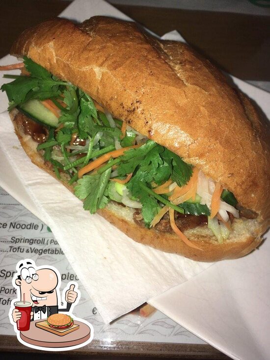 Menu at Bánh Mì cafe, Vienna