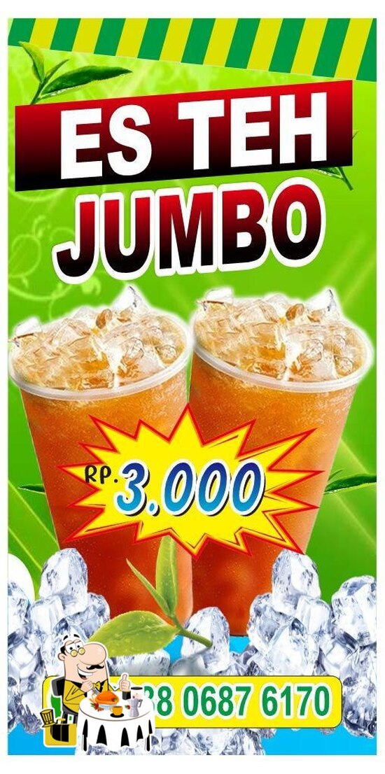 Menu at Kedai Es Teh Jumbo Mas Micro, Karangmalang