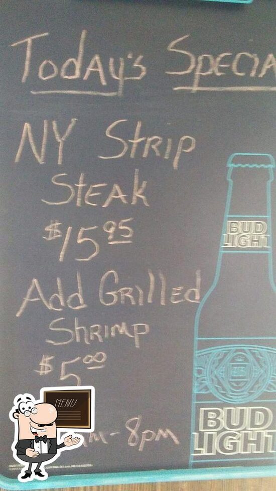 Menu at Western House restaurant, USA