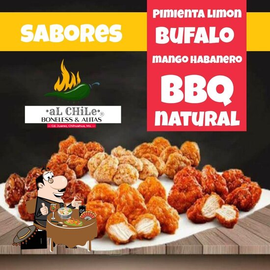 aL CHiLe Boneless & Alitas, Ciudad Juarez - Restaurant menu, prices and ...