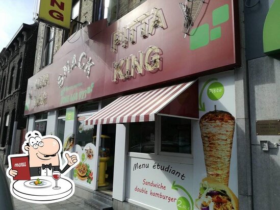 Menu at Pitta King Snack, Charleroi, Grand'Rue