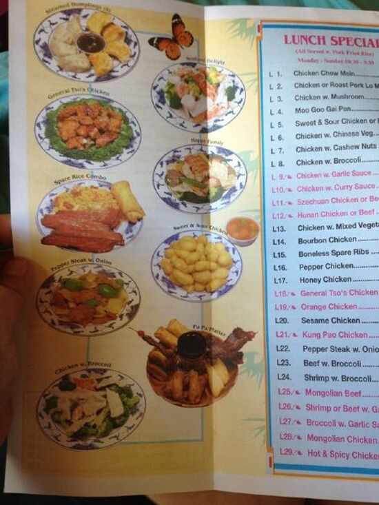 Menu at Panda Restaurant, Dothan