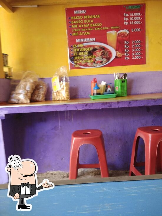 Menu at Bakso 4 Sekawan restaurant, Kandangan