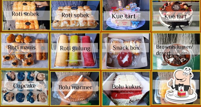 Menu at Liga bakery, Gurah