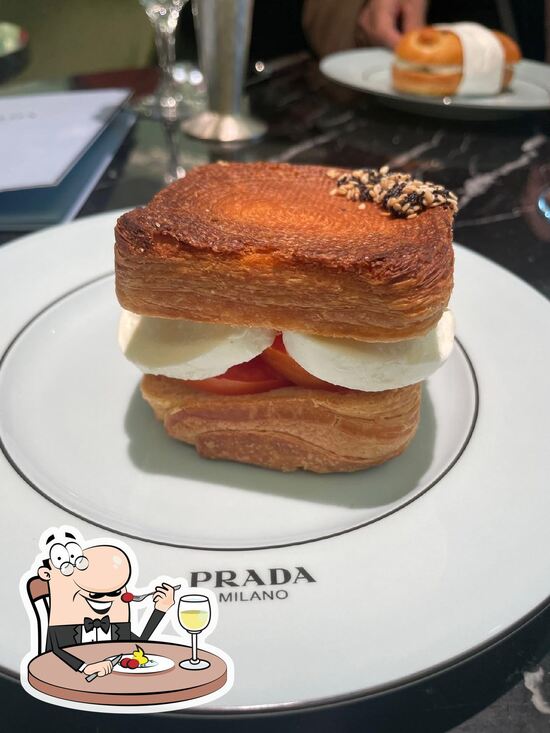 Menu at Prada Caffè cafe, London
