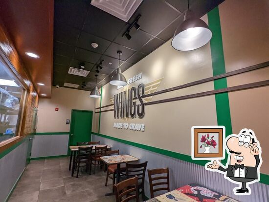 Menu at Wingstop restaurant, Union City