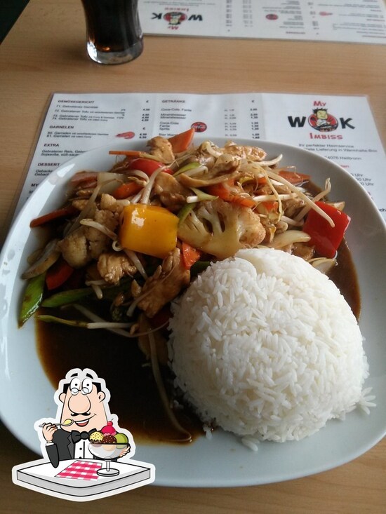 Menu at My Wok restaurant, Heilbronn