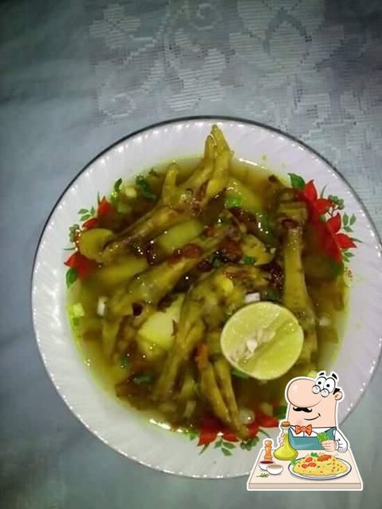 Menu at Sop Singkong Ceker Bu Tiah, Samarinda