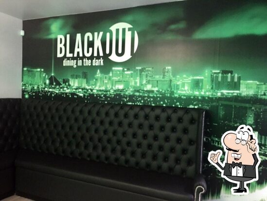 Menu at BLACKOUT Dining in the Dark restaurant, Las Vegas