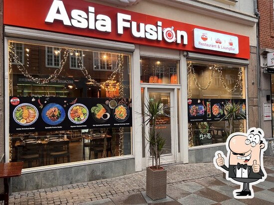 Menu at ASIA FUSION restaurant, Aalborg