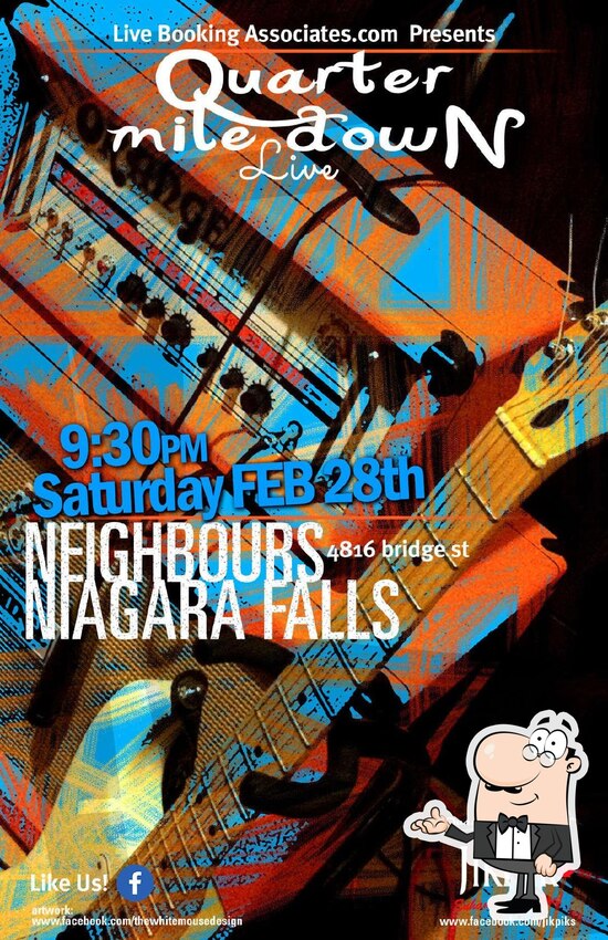 Carta de Neighbours Bar and Grill, Niagara Falls