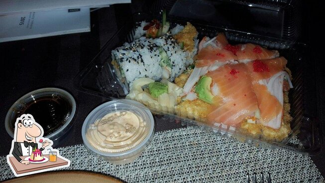 Menu at Souping Sushi restaurant, Montreal