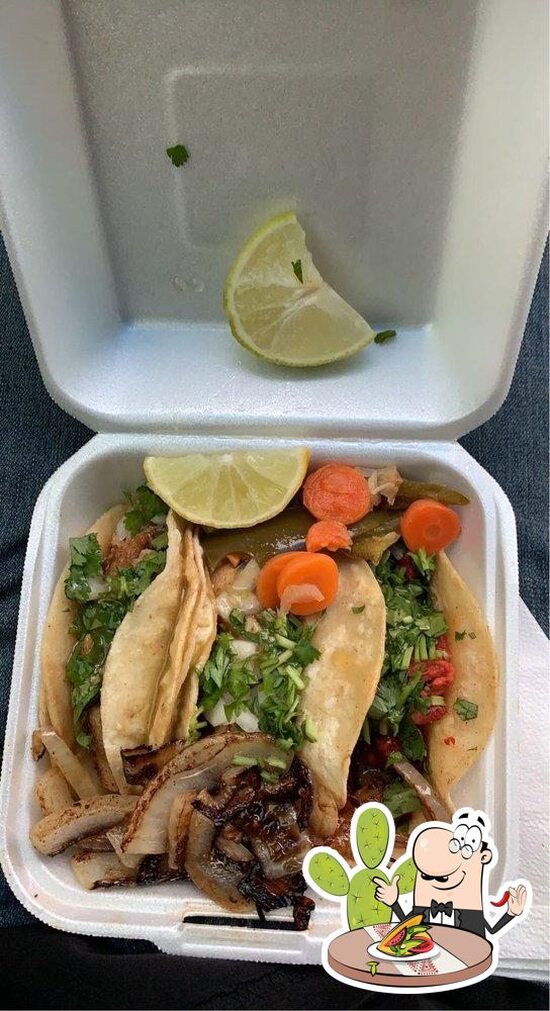 Menu at Tacos el Catrin restaurant, Lodi
