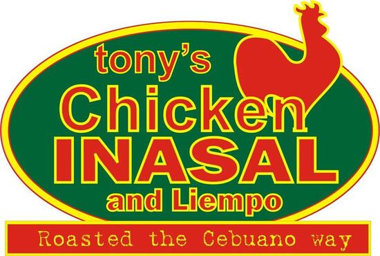 Menu at Tony's Chicken Inasal restaurant, Cebu City