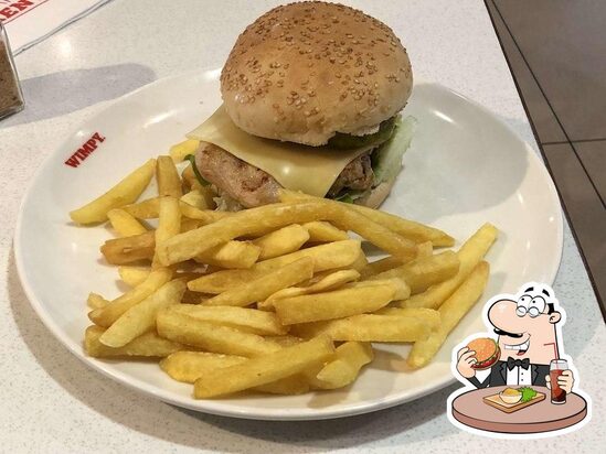 Carta del restaurante Wimpy, Centurion, Embankment Rd