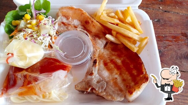Menu at สเต็กหน้าตั้ง restaurant, Chon Daen