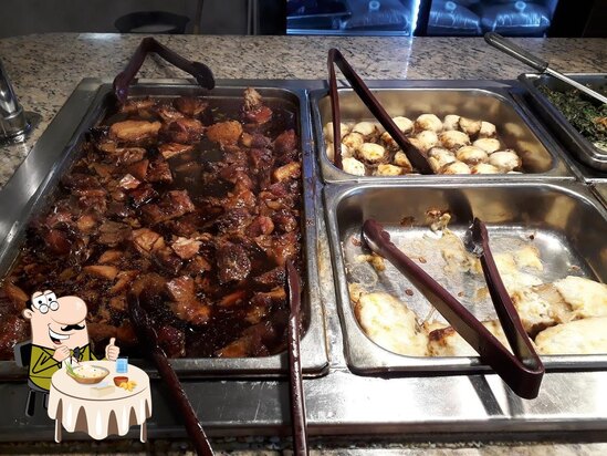 Menu at China Buffet restaurant, Schererville, US-41