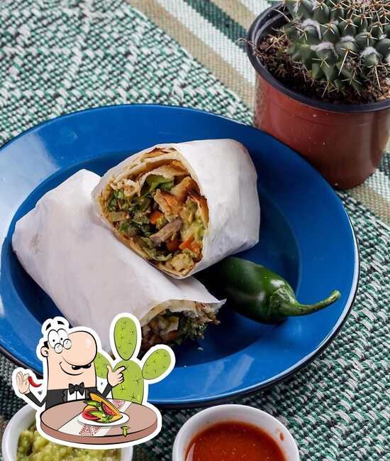 Menu at Skate Burrito restaurant, Natal