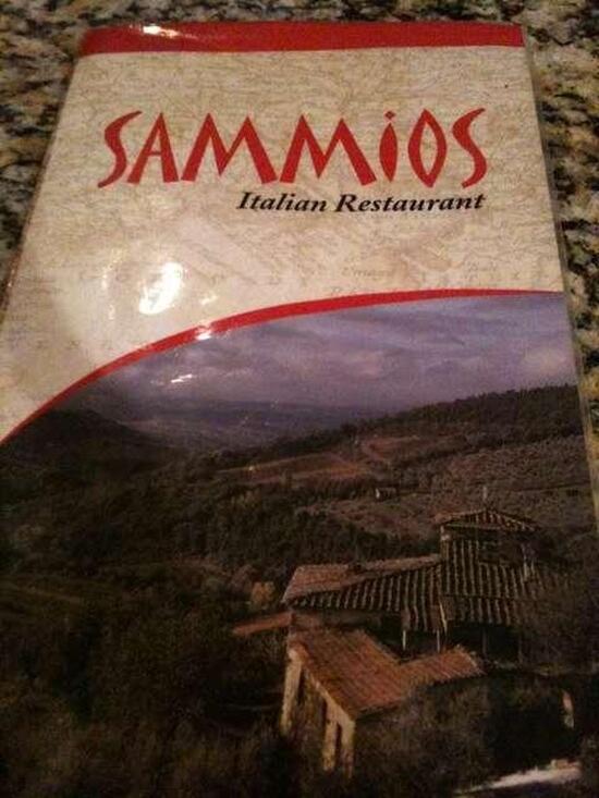 Menu at Sammio's Italian Restaurant, Hope Mills, N Main St