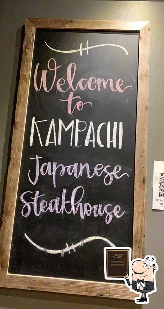 Menu at Kampachi Japanese Steakhouse, Thibodaux