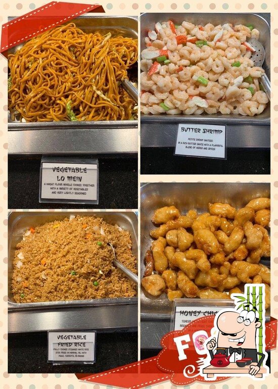 Menu at Chin Asian Buffet restaurant, Poplar Bluff