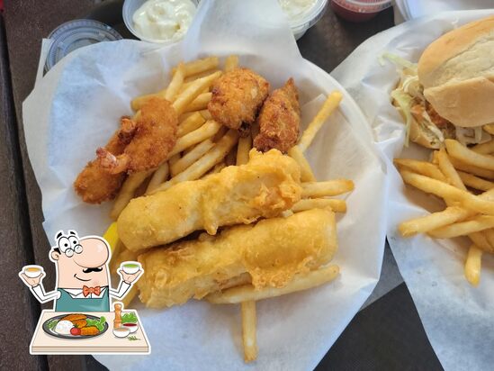 Menu at Island fish and chips restaurant, Puako, 69-250 Waikoloa Beach ...