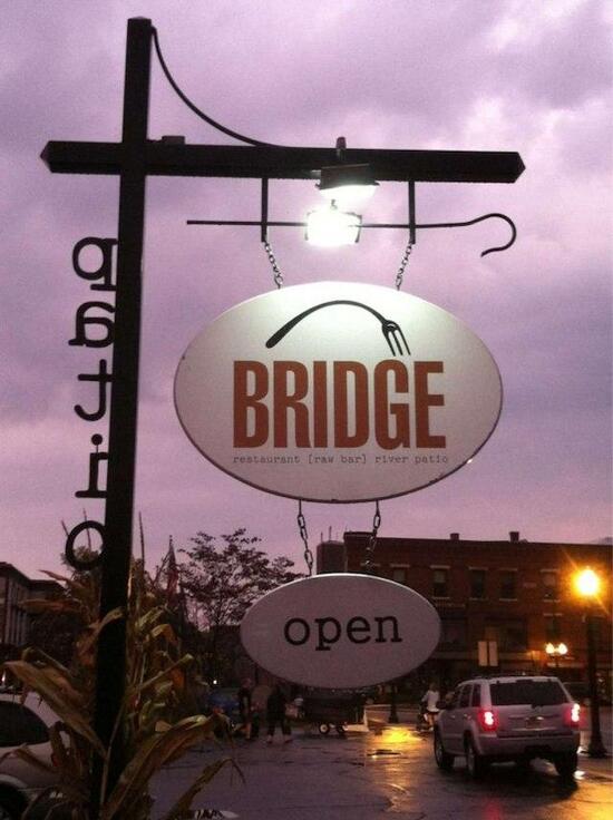 Menu at Bridge Restaurant [Raw Bar] River Patio, Westerly
