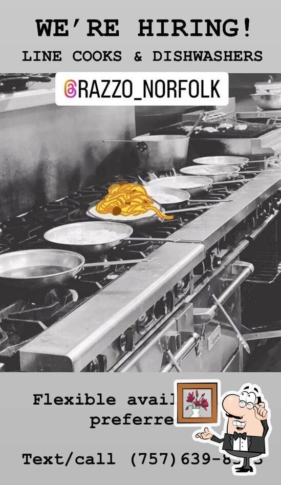 Razzo, 3248 E Ocean View Ave in Norfolk - Restaurant menu and reviews