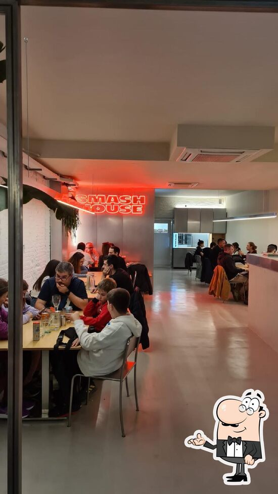 Menu at Smash House Burger restaurant, Barcelona, Carrer de Rogent