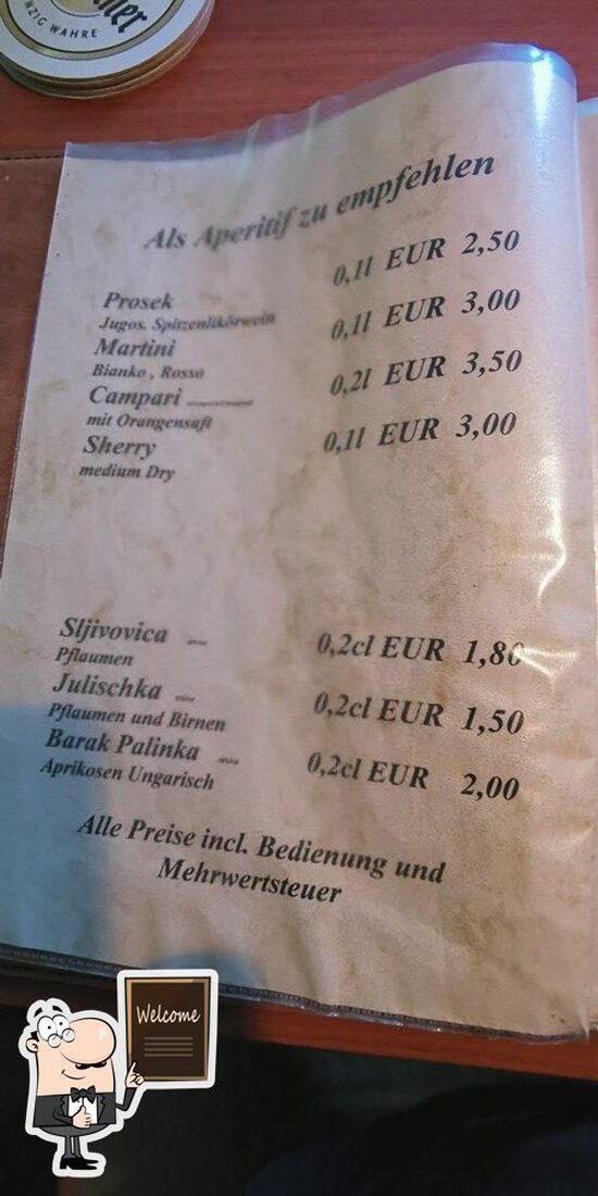 Speisekarte von Bosna restaurant, Laboe