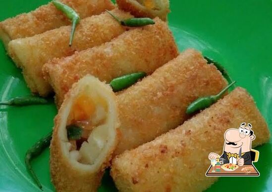 Menu at Pisang Goreng Tanduk Bang Oman SMA 63 restaurant, South Jakarta