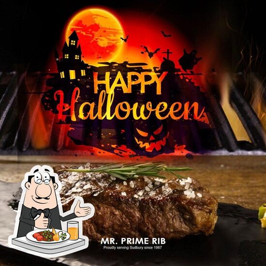 Menu at Mr Prime Rib steakhouse, Sudbury