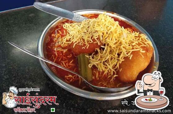 Menu at Sai Sundaram Snacks Misal Pav, Idli Sambar, Udit Wada in Pune, Pune