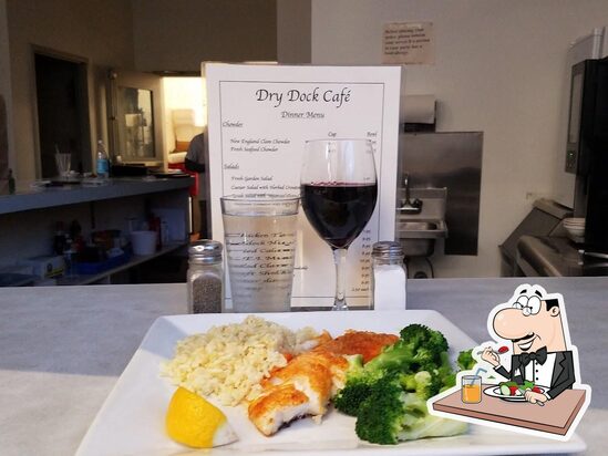Menu at Drydock Cafe, Boston