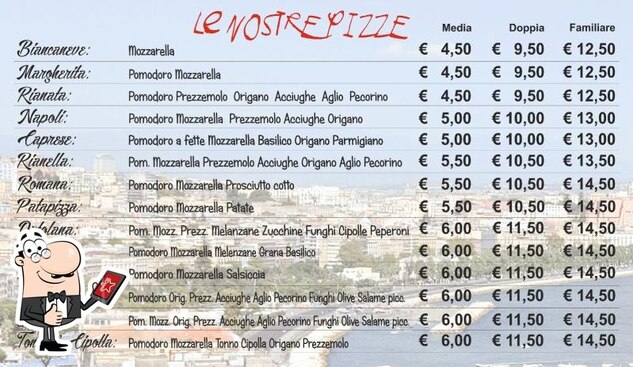 Menu da Pizza Napule' ristorante, Trapani