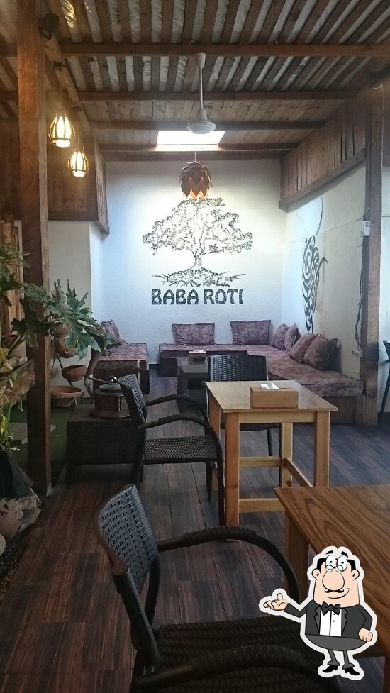 Menu at Baba roti restaurant, Abu Dhabi