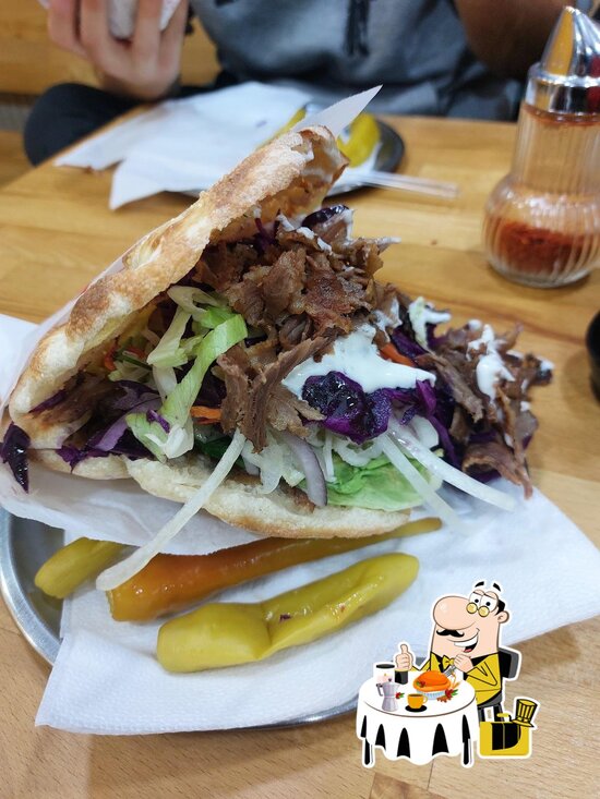 Menu at İstanbul kebap restaurant, Esslingen