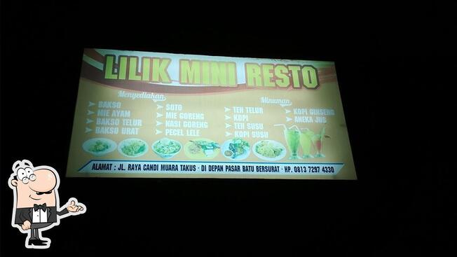 Lilik Mini Resto Batu Bersurat - Menú del restaurante, precios y reseñas