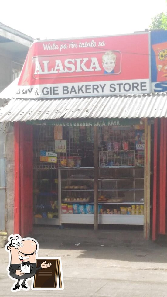 Menu at Amy & Gie Bakery Store, Naga