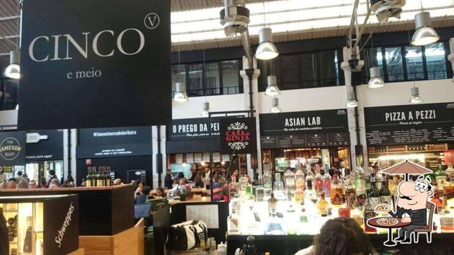 Pub y bar Cinco E Meio, Lisboa, Av. 24 de Julho - Carta del restaurante ...