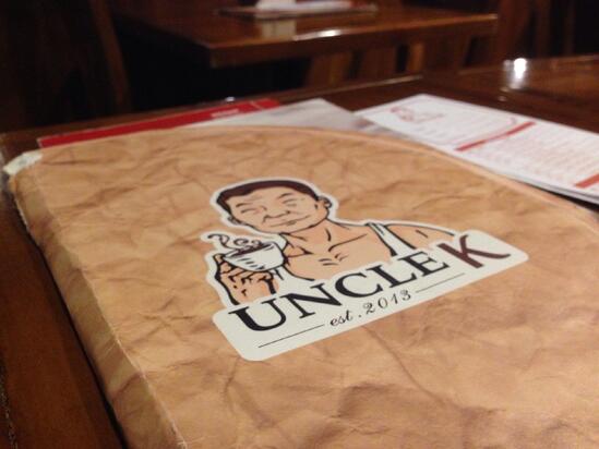 Menu at Uncle K restaurant, Medan, HMVF+F8M